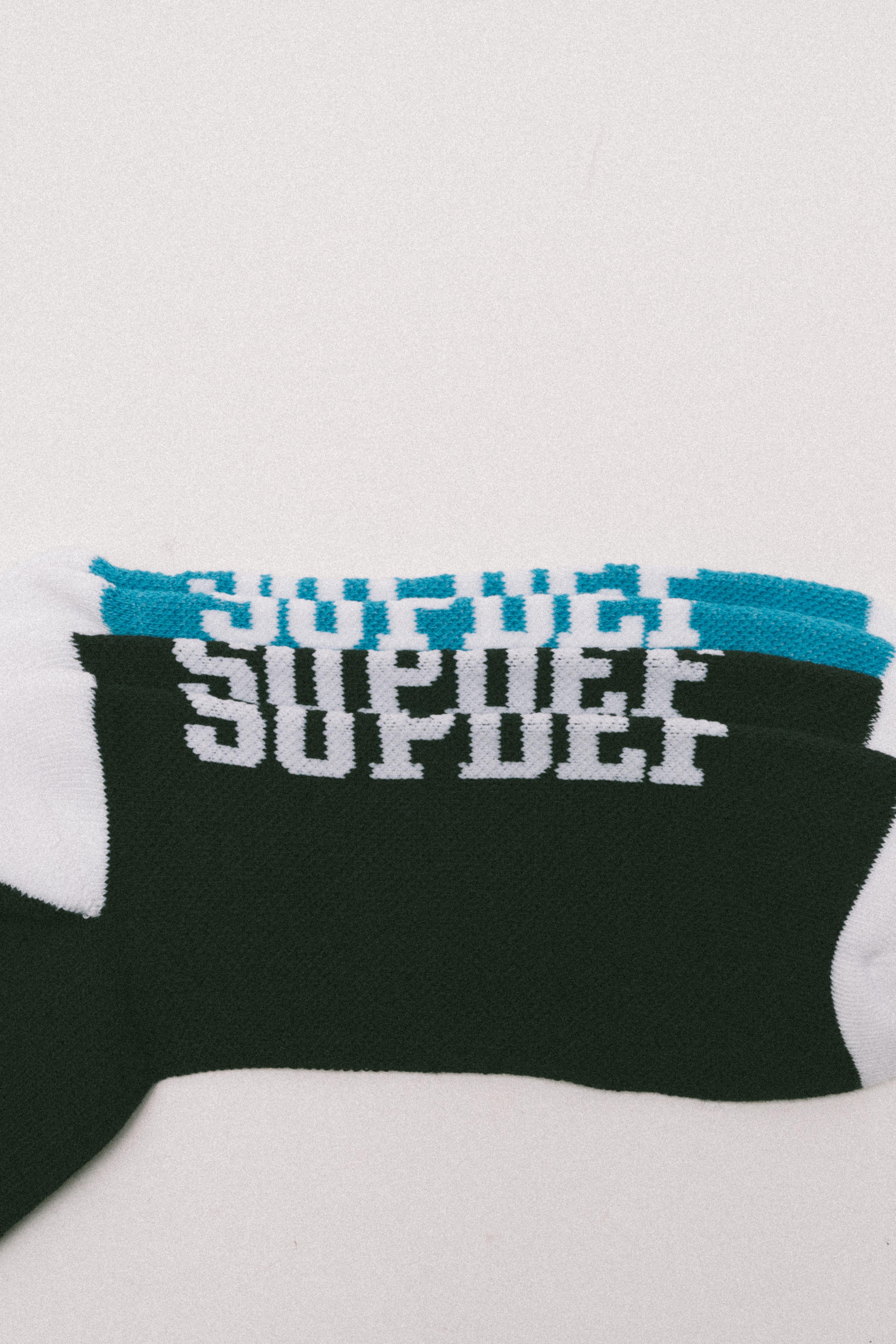 No Warning |Carolina Blue and Black Tank Socks….
